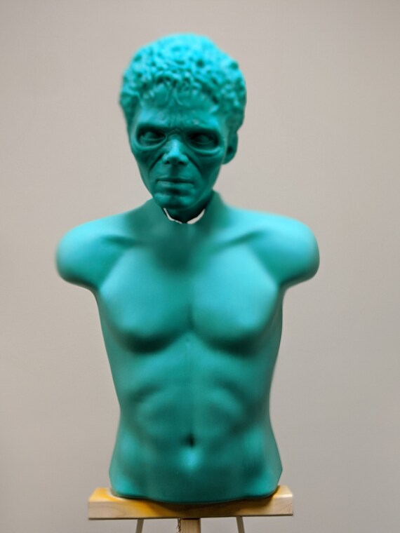 Zombie Bust With Torso - Etsy
