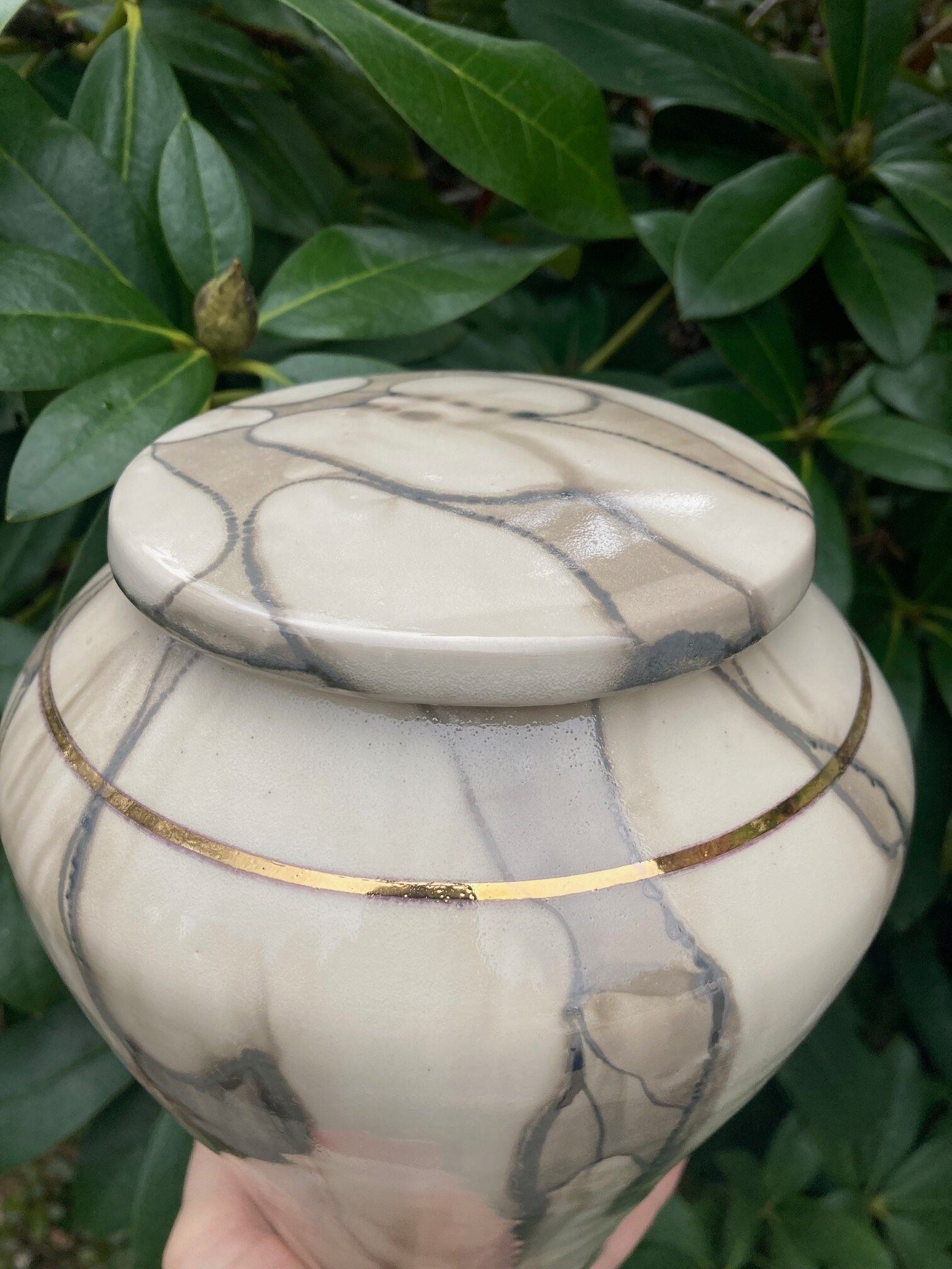 Ceramic Cremation Urn for Ashes Funeral Urns Handmade Urns Burial Urn ...