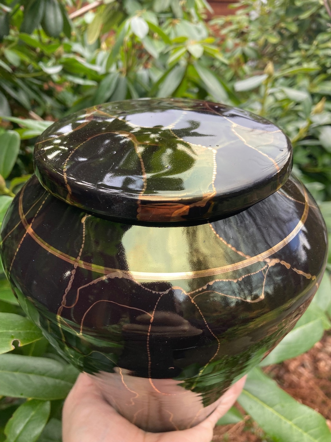 Ceramic Cremation Urn for Ashes Funeral Urns Handmade Urns Burial Urn ...