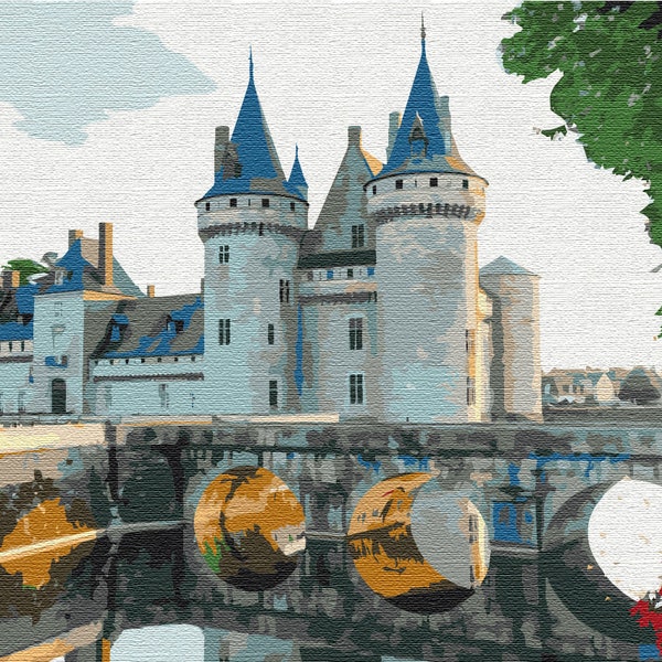 Castle Paint by Numbers - Etsy