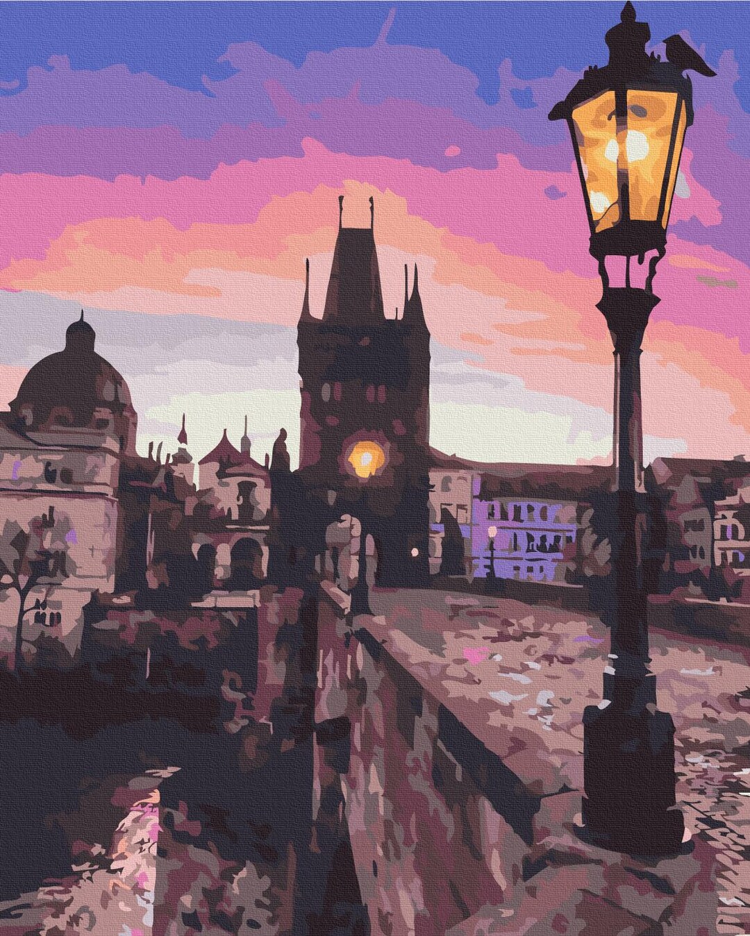 Prague Paint by Number Kit Old Town Diy Painting Kit Romantic Prague ...