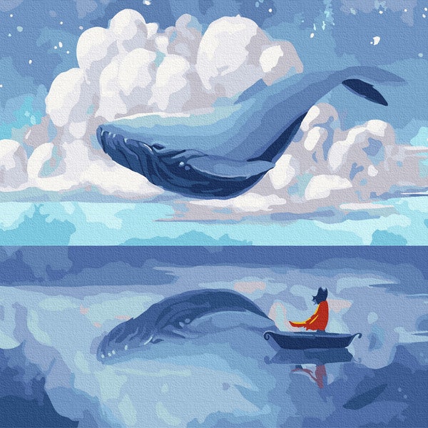 Whale Painting - Etsy