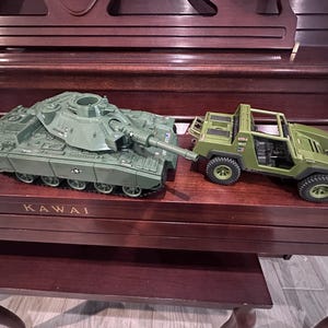 1982 GI Joe Tank and Jeep - Etsy