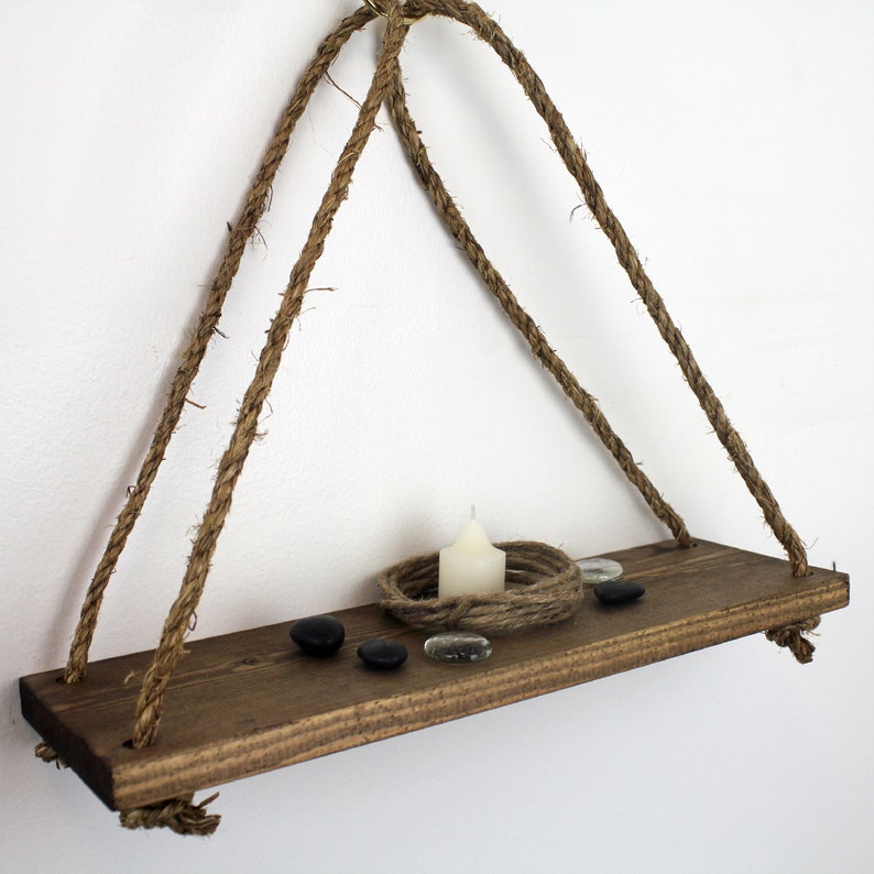 Versatile Rustic Hanging Shelf - Etsy