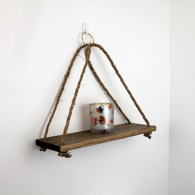 Versatile Rustic Hanging Shelf - Etsy
