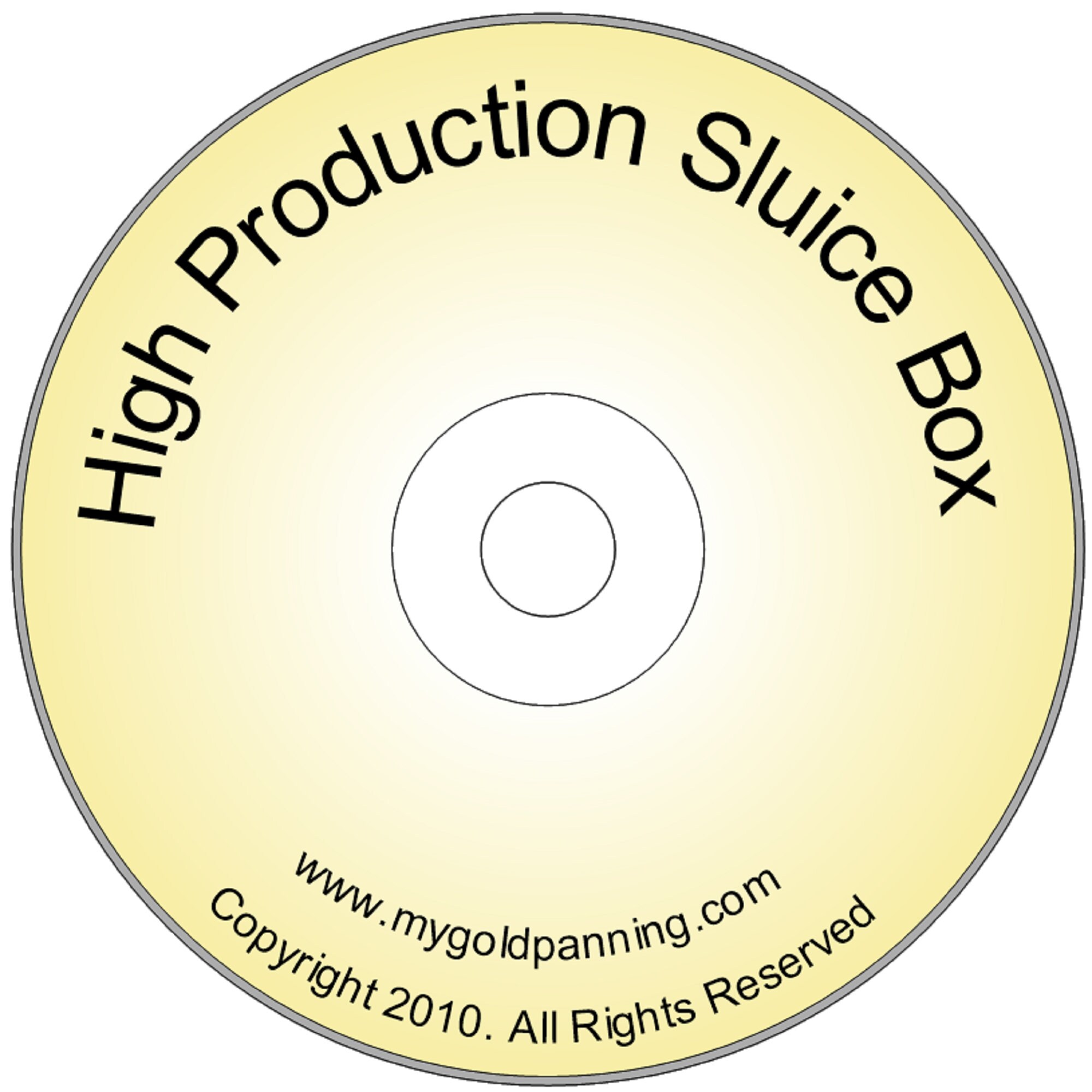 DIY High Production Sluice Box With Classifier Assembly Plans DVD ...