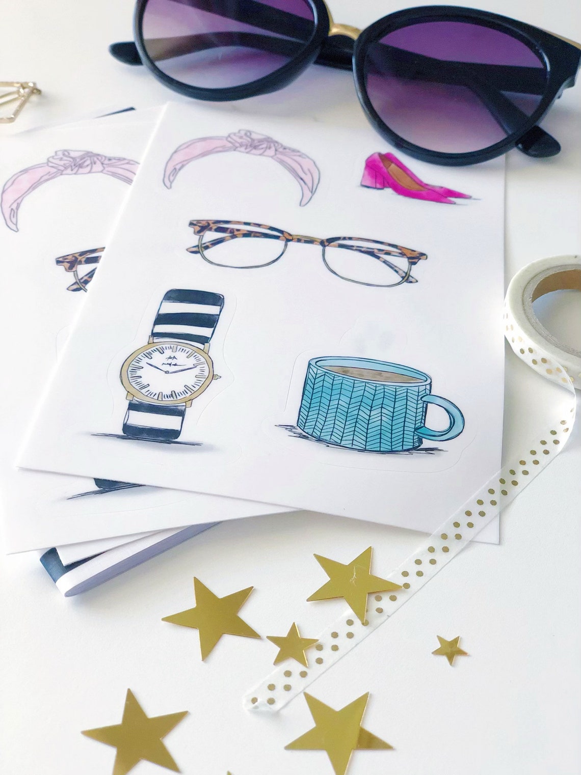 Meg Collection Sticker Sheet - Etsy