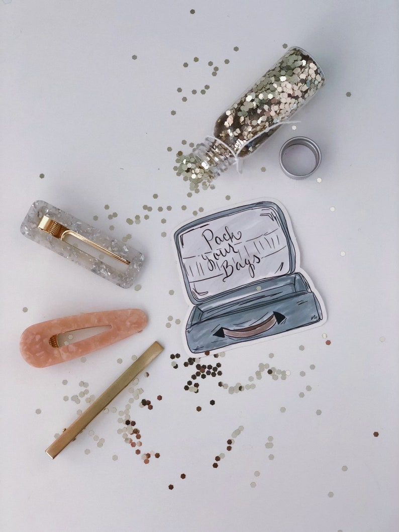 Pack Your Bags Sticker - Etsy