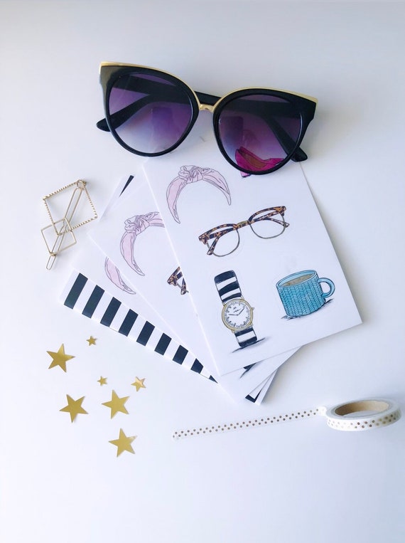 Meg Collection Sticker Sheet | Etsy