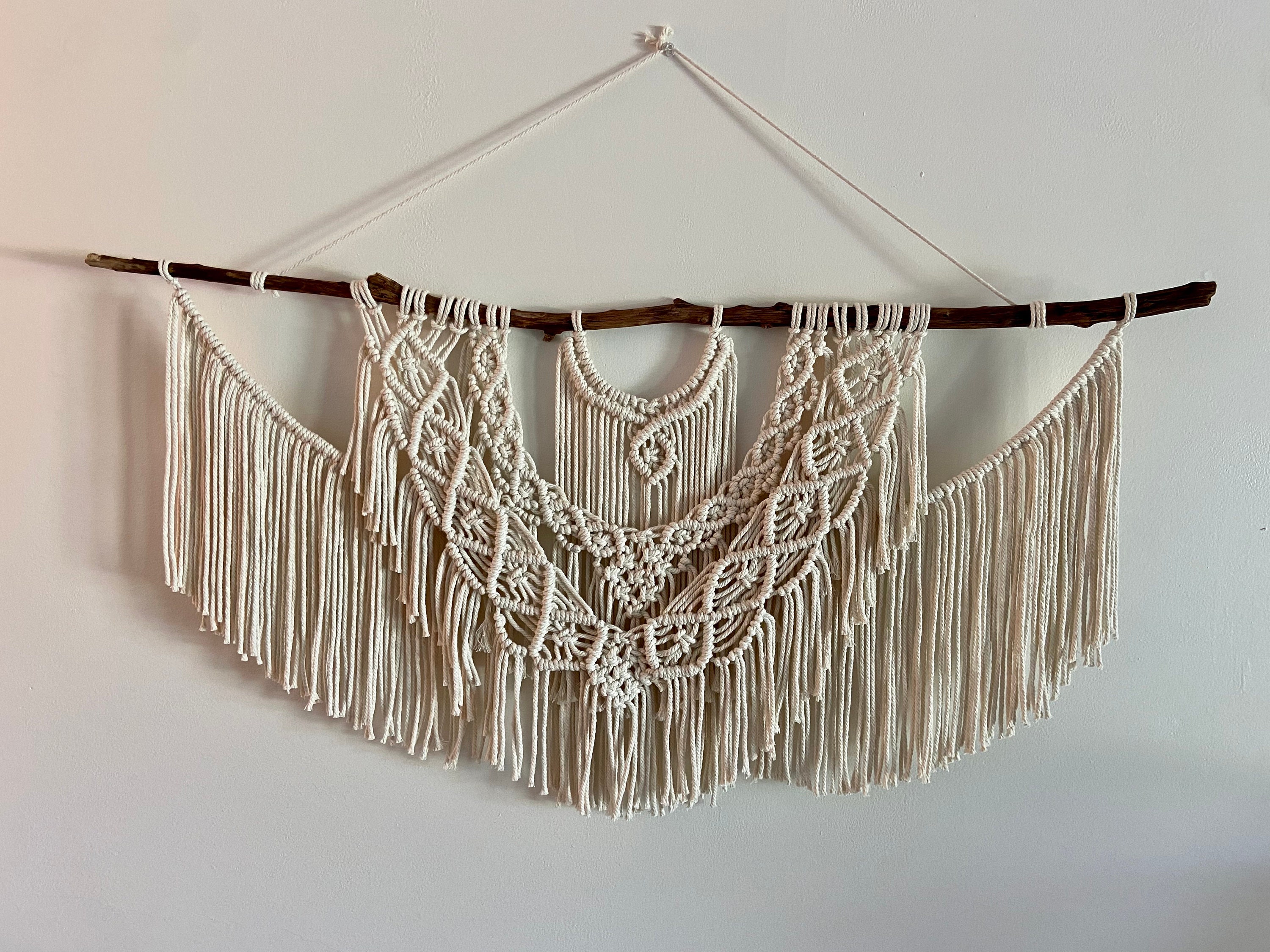 Large Boho Macrame Wall Hanging - Etsy