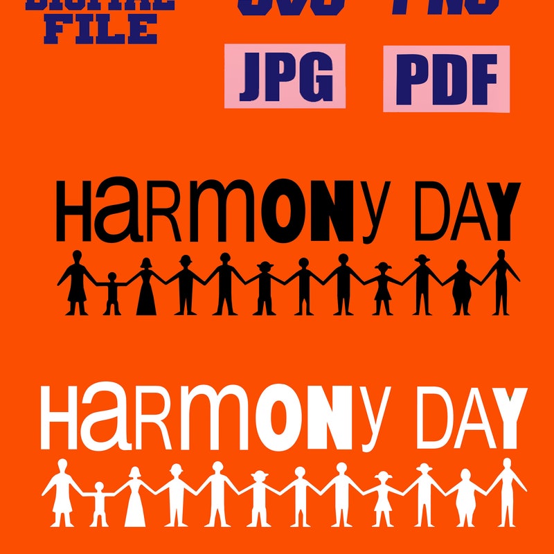 Harmony Day Svg - Etsy Australia