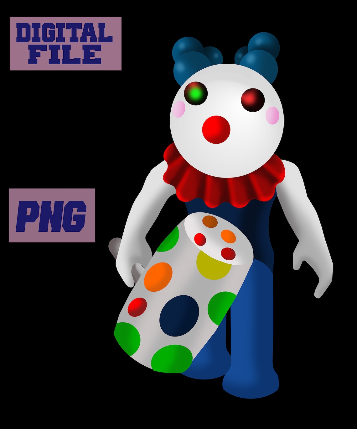 Png Piggy Roblox Game Gaming Character..instant DOWNLOAD.. Download ...