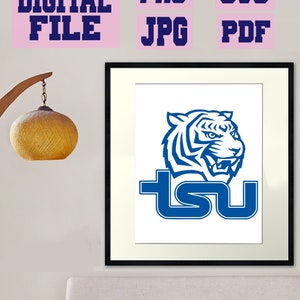 Svg/png/pdf/jpg TSU Tiger Tennessee State University Tigers - Etsy