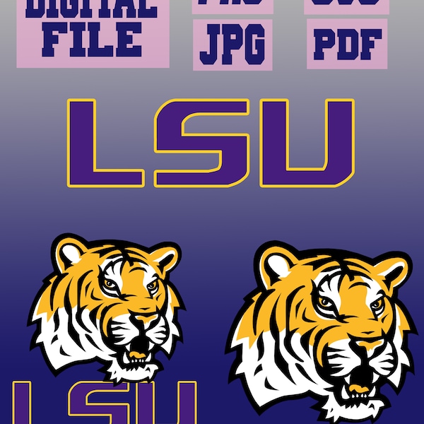 Lsu Tigers - Etsy