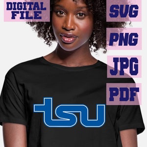 Svg/png/pdf/jpg TSU Tiger Tennessee State University Tigers Sport Logo ...