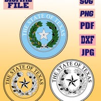 Texas Department of Public Safety Seal SVG Bundle, Texas DPS Emblem ...