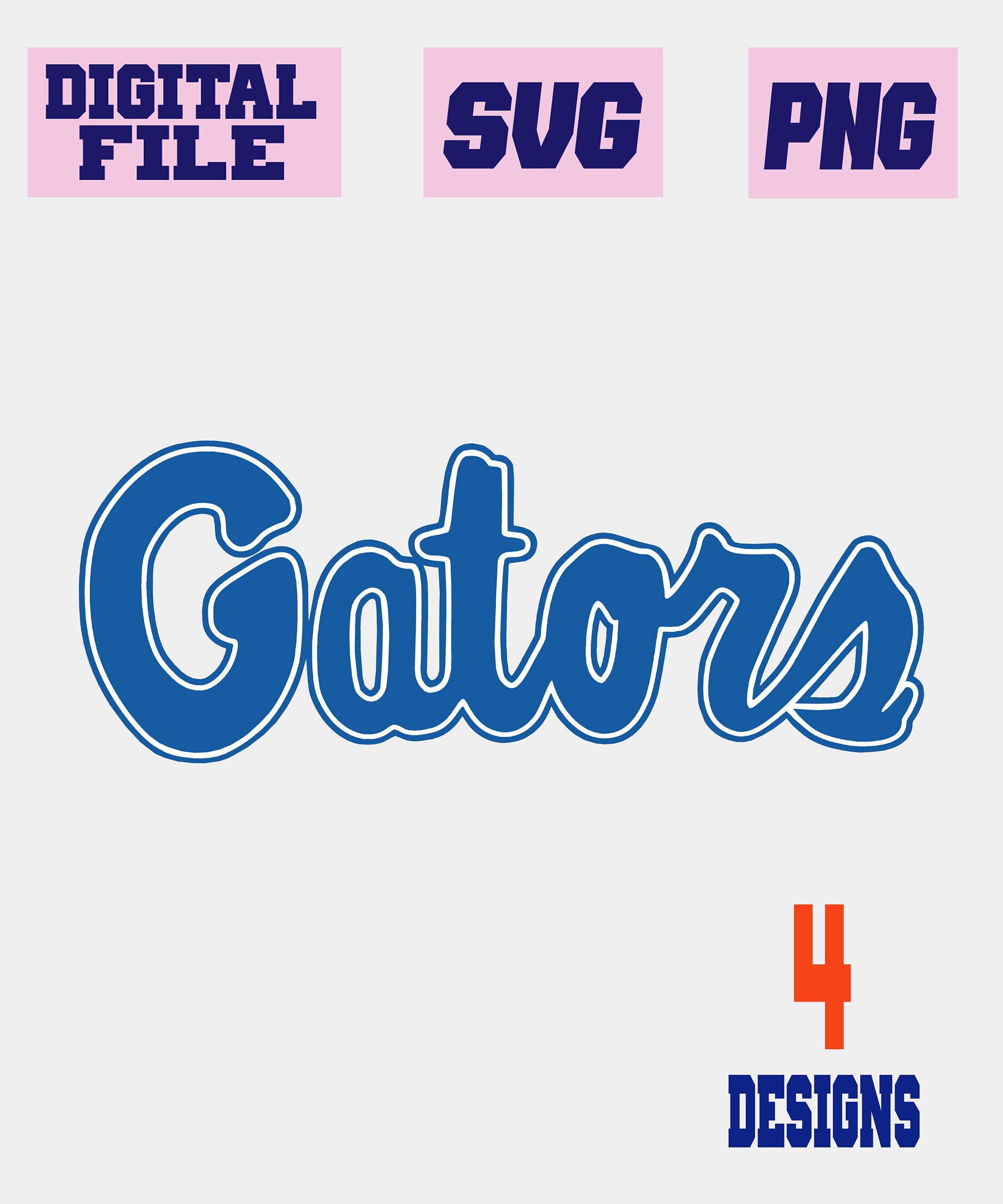 Florida Gators Script Logo