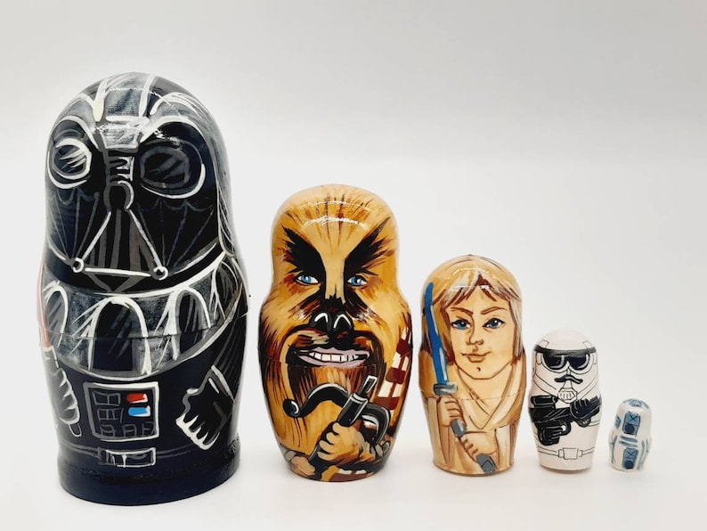 Cartoon Movie Hero Nesting Dolls Matryoshka 4 Tall 5 - Etsy