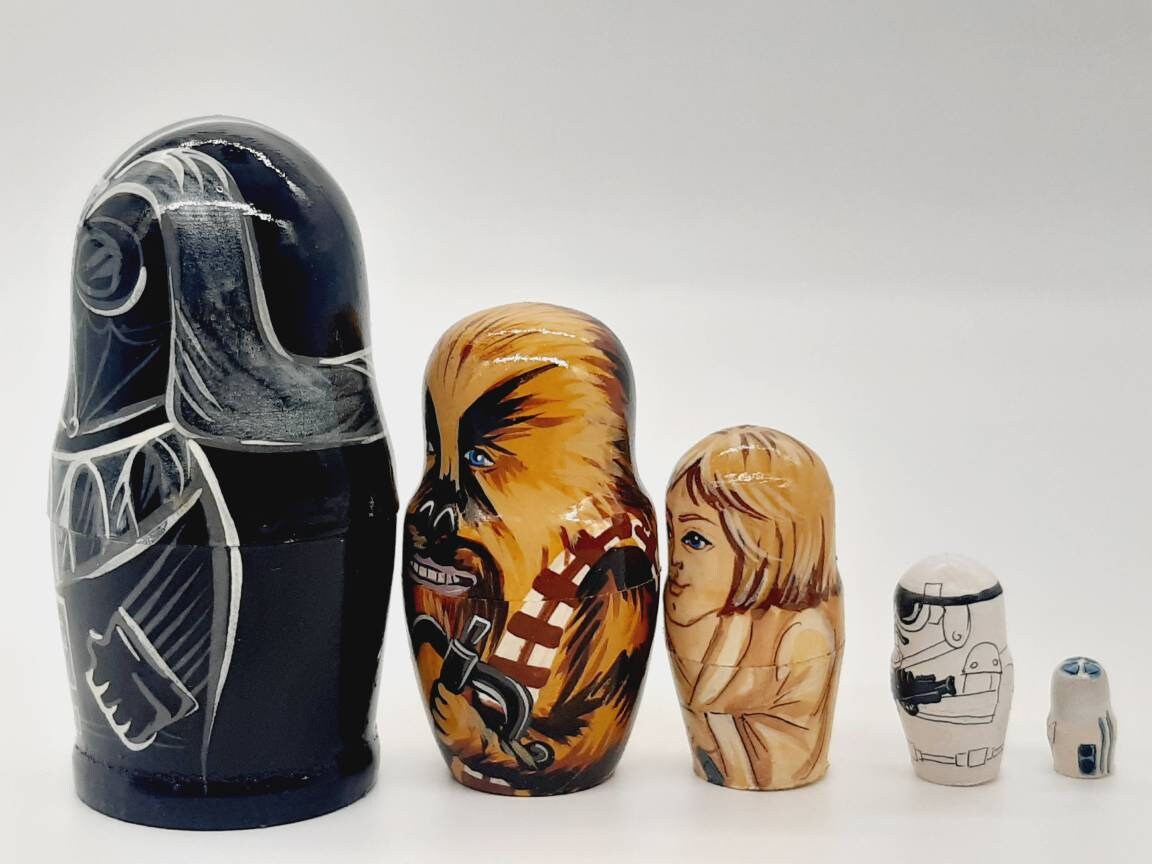 Cartoon Movie Hero Nesting Dolls Matryoshka 4 Tall 5 - Etsy