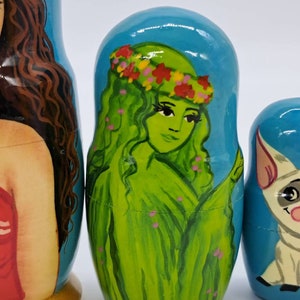 Cartoon Super Heroes Nesting Doll 5'' Tall Hand - Etsy