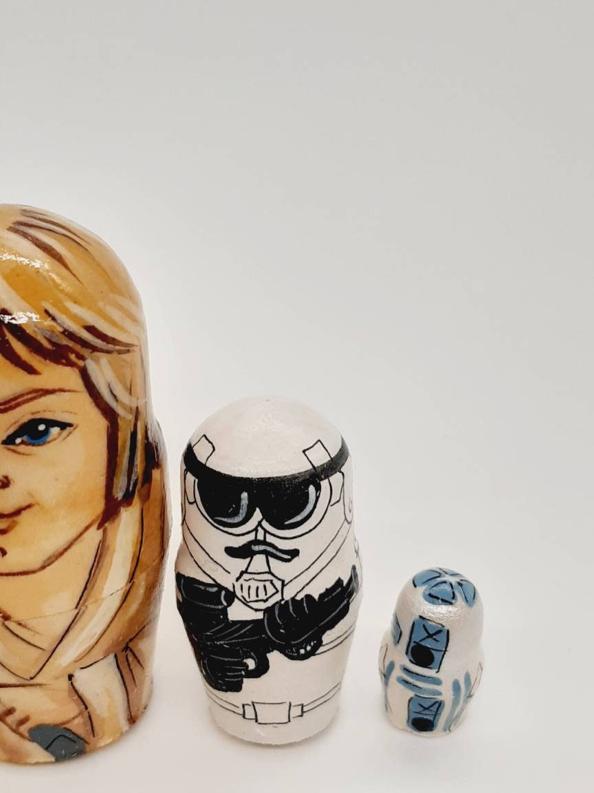 Cartoon Movie Hero Nesting Dolls Matryoshka 4 Tall 5 - Etsy