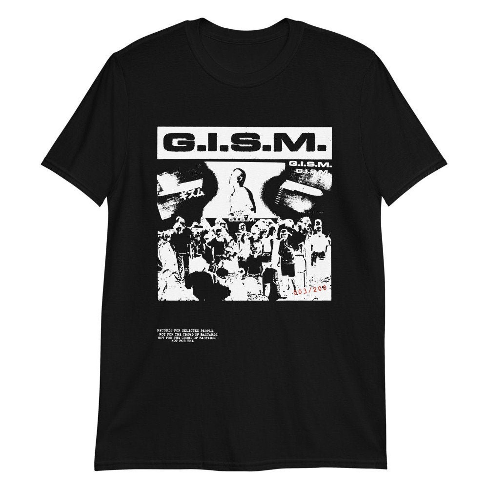GISM T-shirt Japanese Hardcore - Etsy