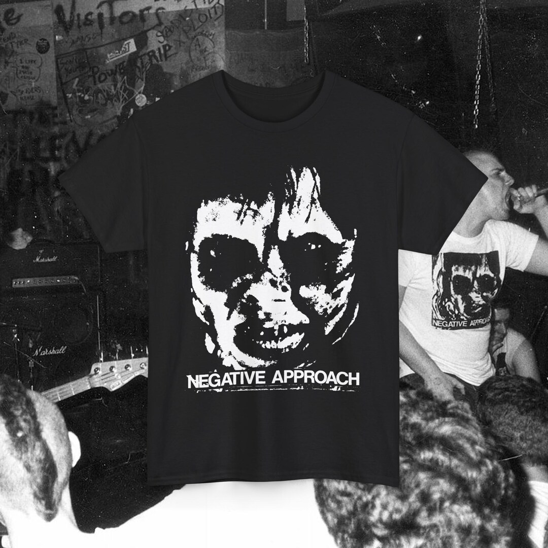 Negative Approach T-shirt, Old-school Hardcore Punk, Unisex - Etsy