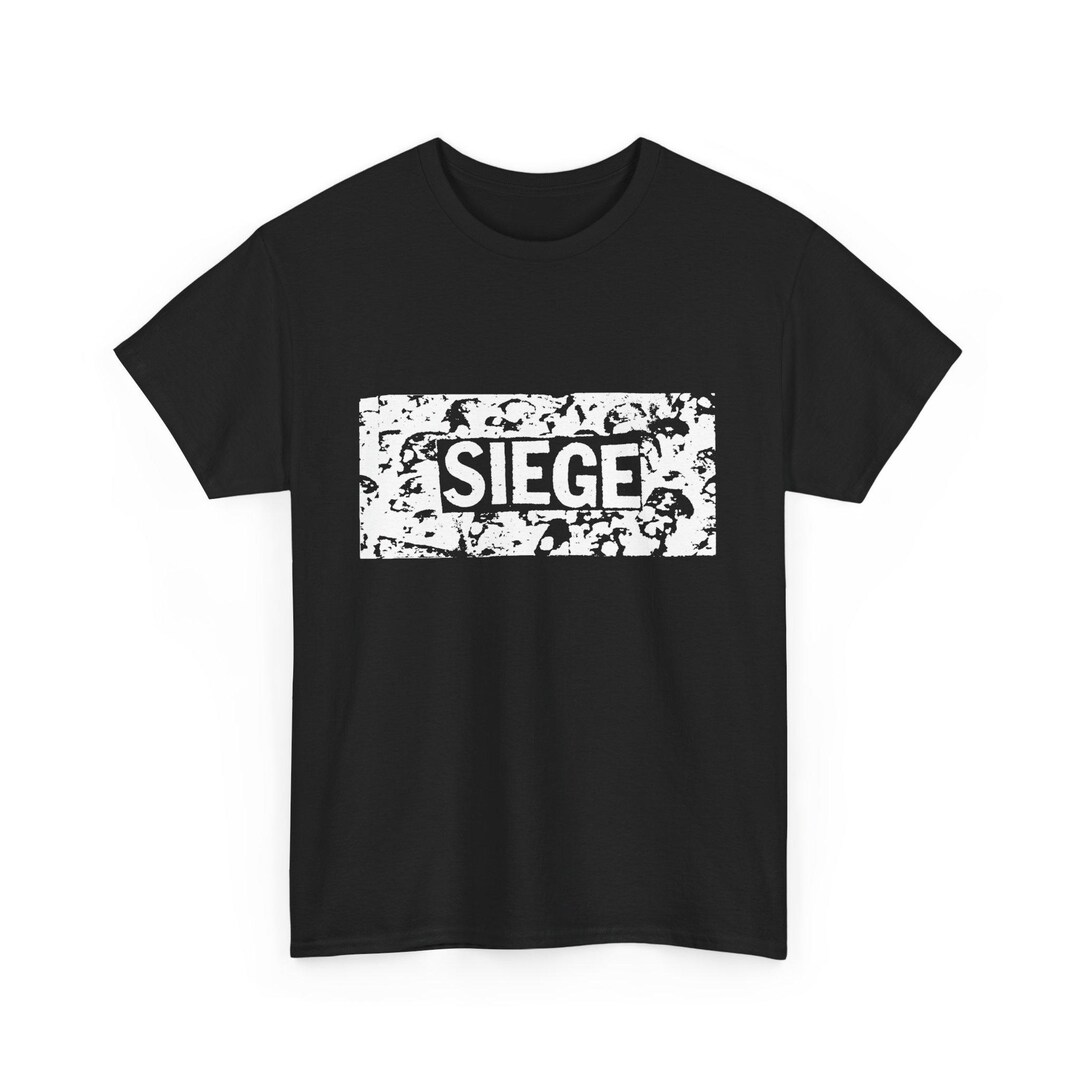 Siege Tee-shirt, Unisex, Hardcore in 4 Colorways - Etsy