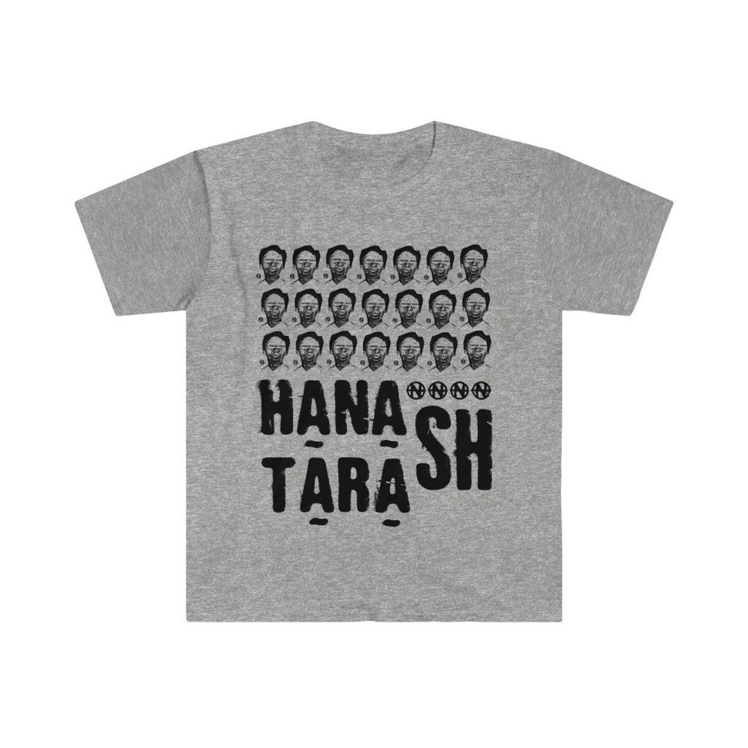 Hanatarash T-shirt Multi Head Short-sleeve Unisex Japanese - Etsy UK