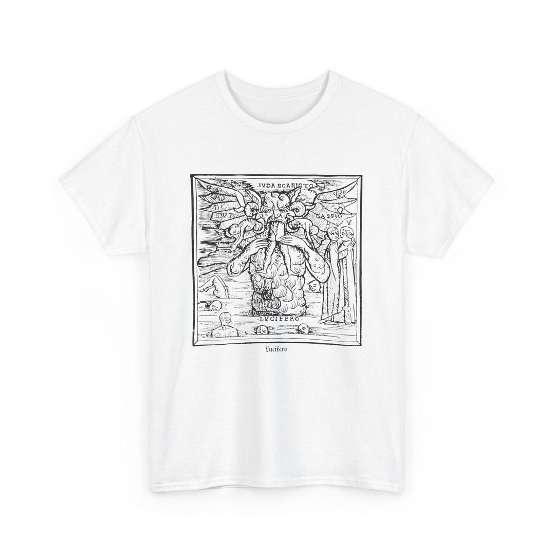 Lucifer T-shirt: Occult Gothic Graphic Tee - Etsy