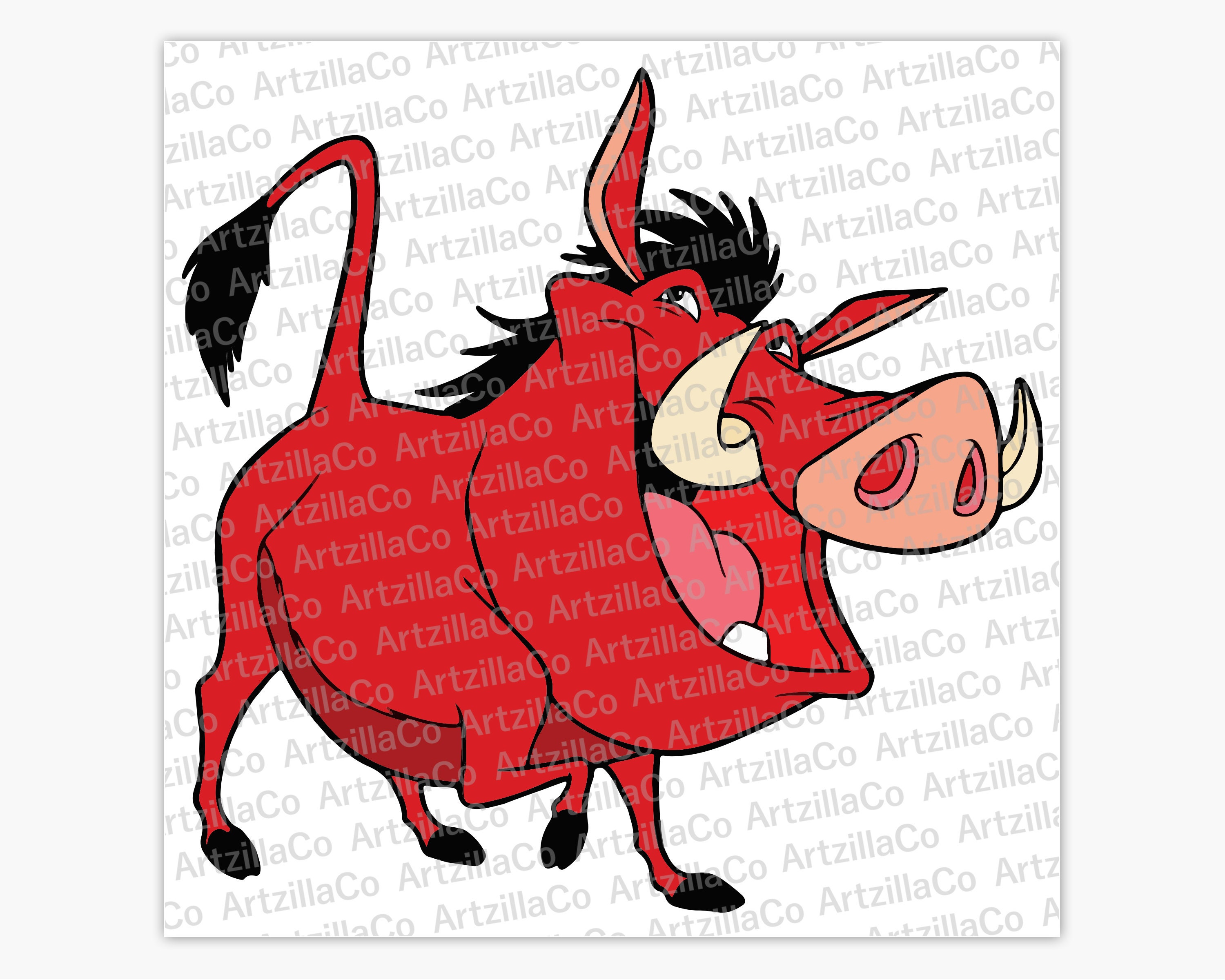 Lion King Pumba Digital Download SVG | Etsy New Zealand
