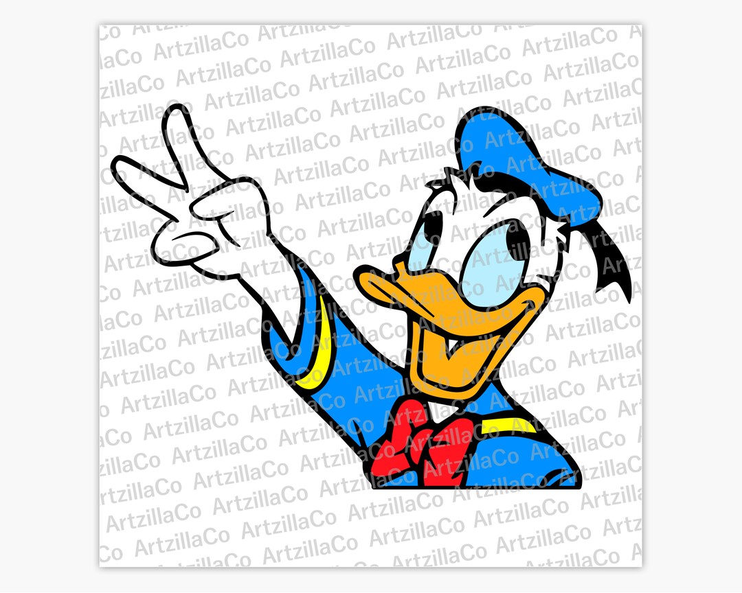 Donald Duck - Digital Download SVG - Etsy