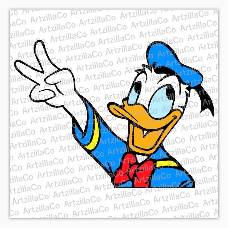 Donald Duck Birthday Sign - Etsy