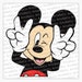 Minnie Mouse and Mickey Mouse Peace Digital Download SVG - Etsy