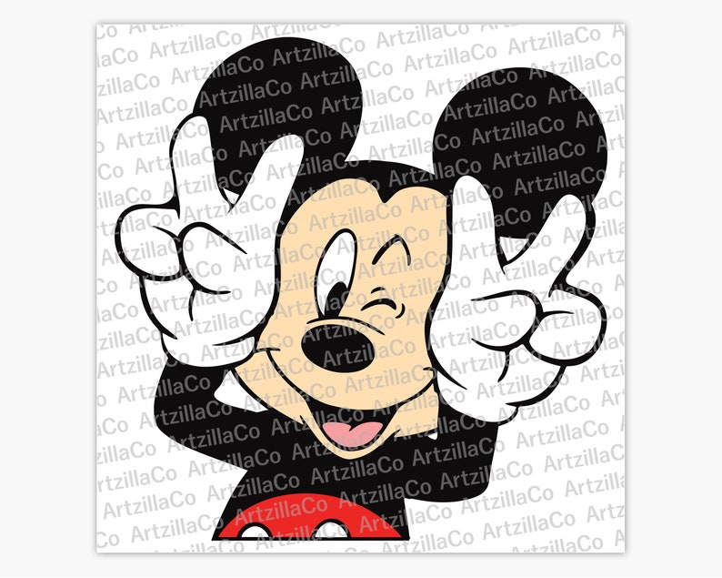 Mickey Mouse - Digital Download SVG - Etsy