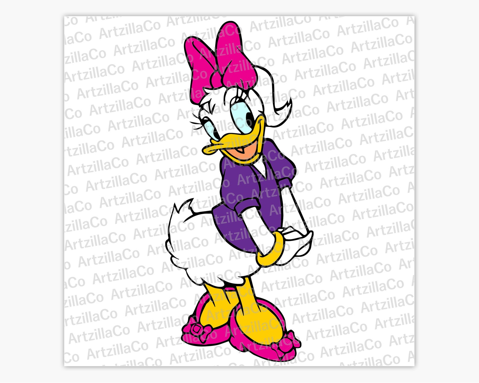 Daisy Duck - Digital Download SVG - Etsy