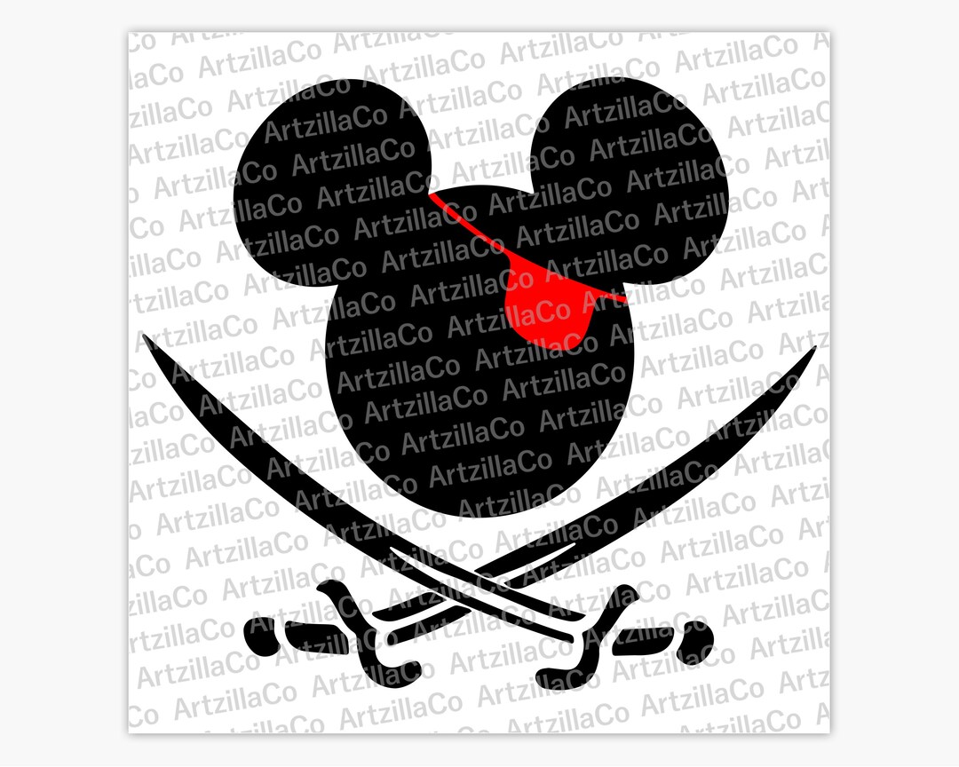Pirate Mickey - Digital Download SVG - Etsy
