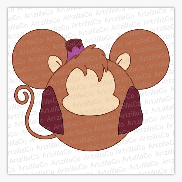 Aladdin Abu Monkey - Etsy