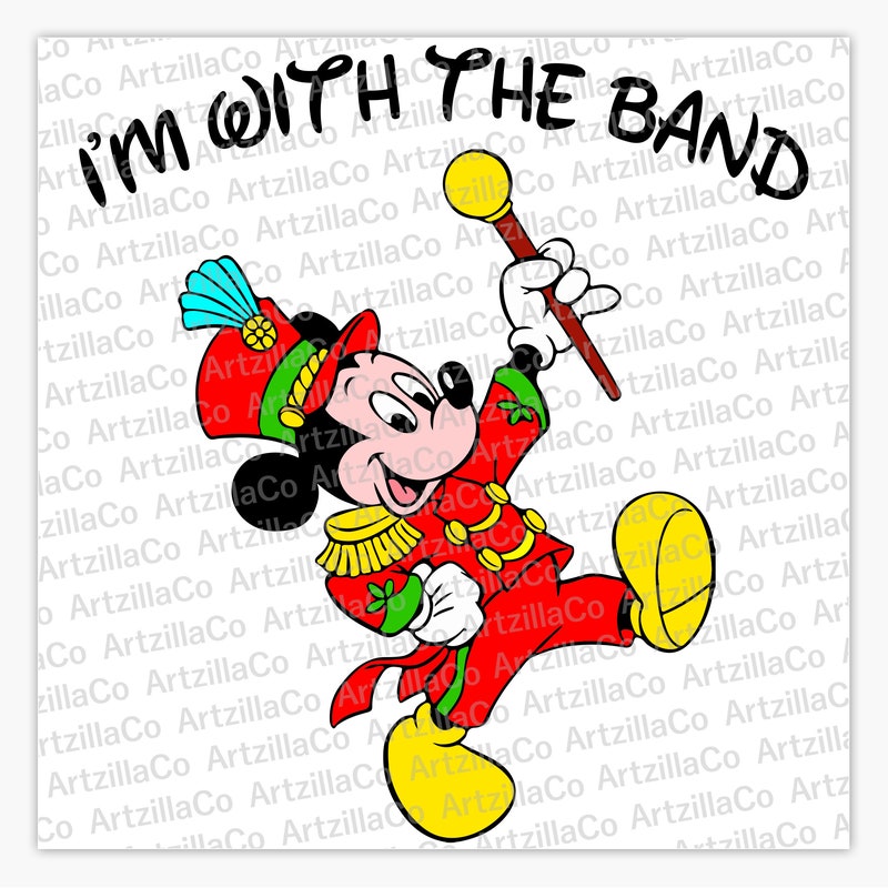Mickey Marching Band - Etsy