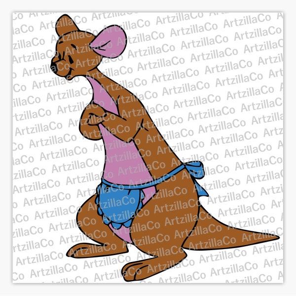 Winnie the Pooh Kanga Svg - Etsy