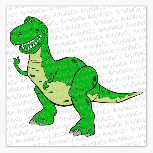 Toy Story Rex Svg - Etsy