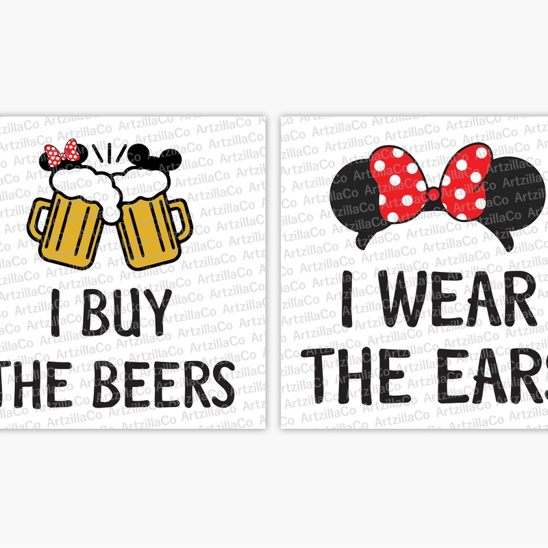 Mickey Beer Svg - Etsy