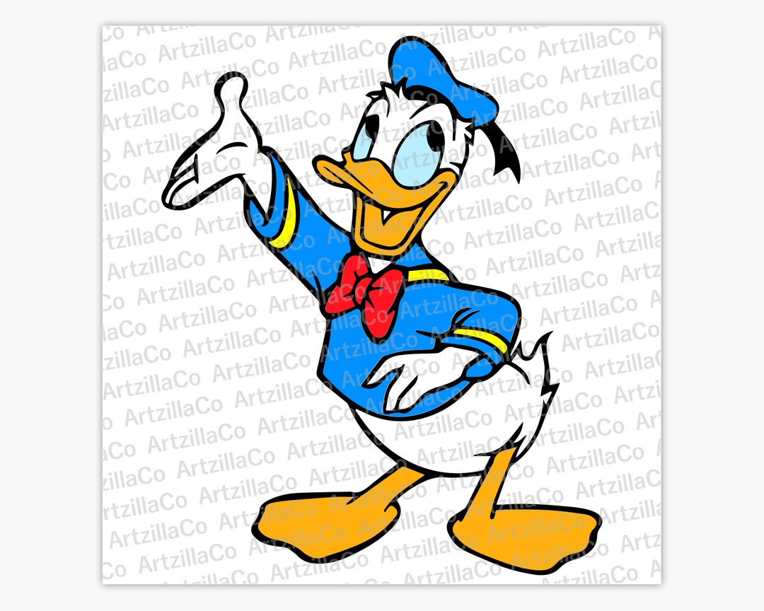 Donald Duck - Digital Download SVG - Etsy
