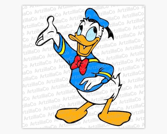 Donald Duck Digital Download SVG | Etsy