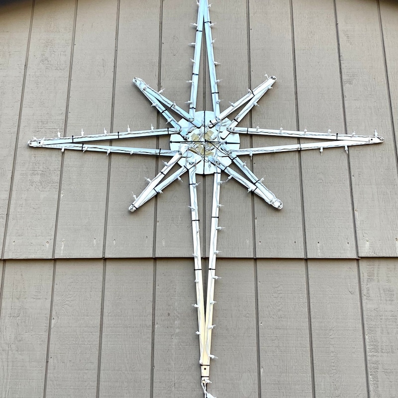 Outdoor Large Lighted Star - Etsy