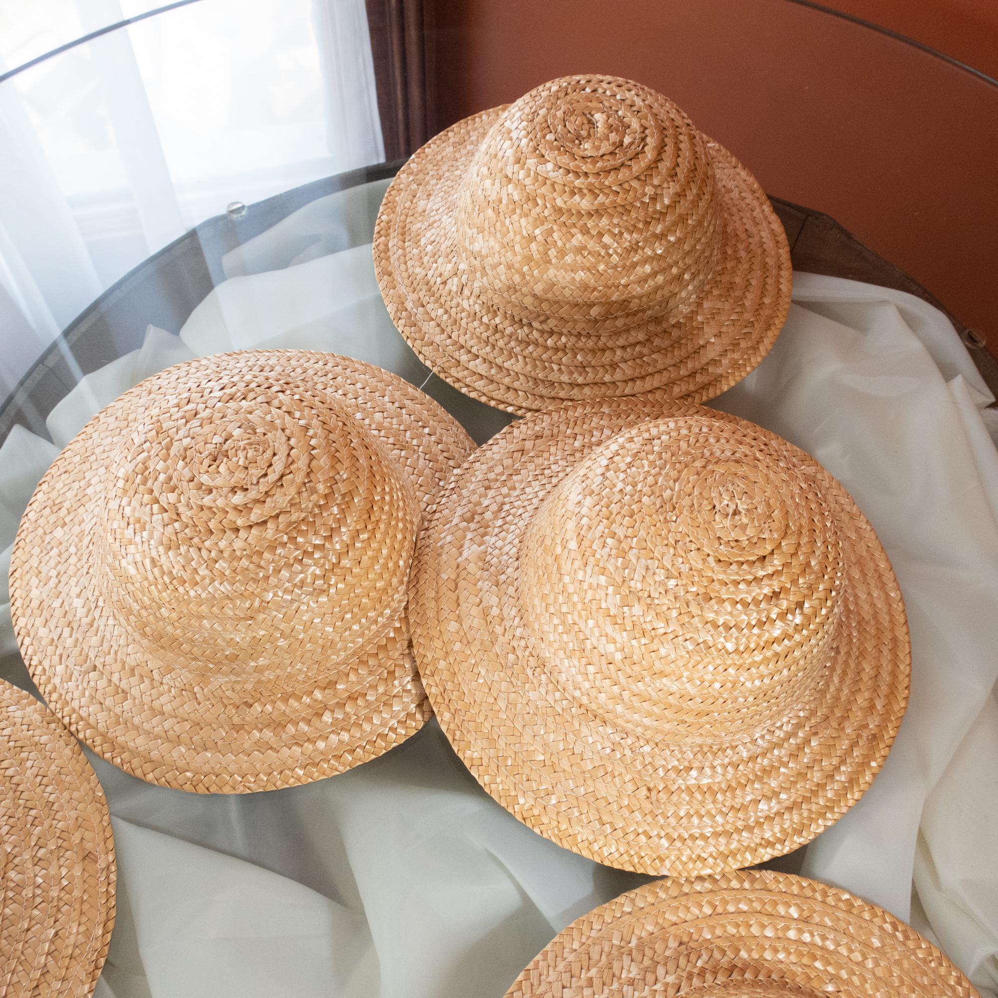 Mini Straw Hats for Dolls, Decoration, Decor, Crafting, DIY, Ornaments ...