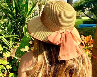 Ribbon Sun Hat - Etsy