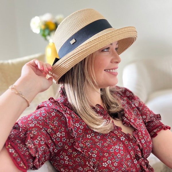 Hat With Rolled Brim - Etsy