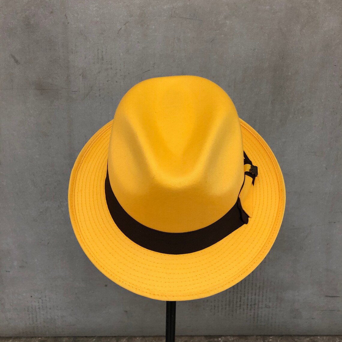 Yellow Fedora hat fedora for men fedora for women hat for | Etsy