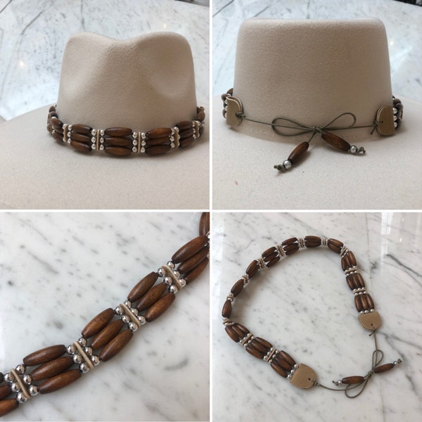 Beaded Hat Band - Etsy
